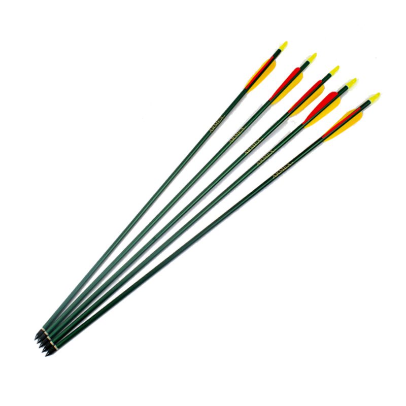 30" Heavy Duty Green Aluminium Arrows